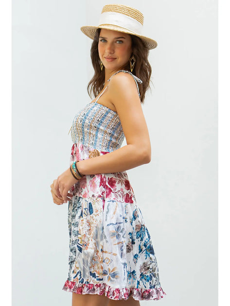 Patchwork Mixed Dress – 1 Happy Girl