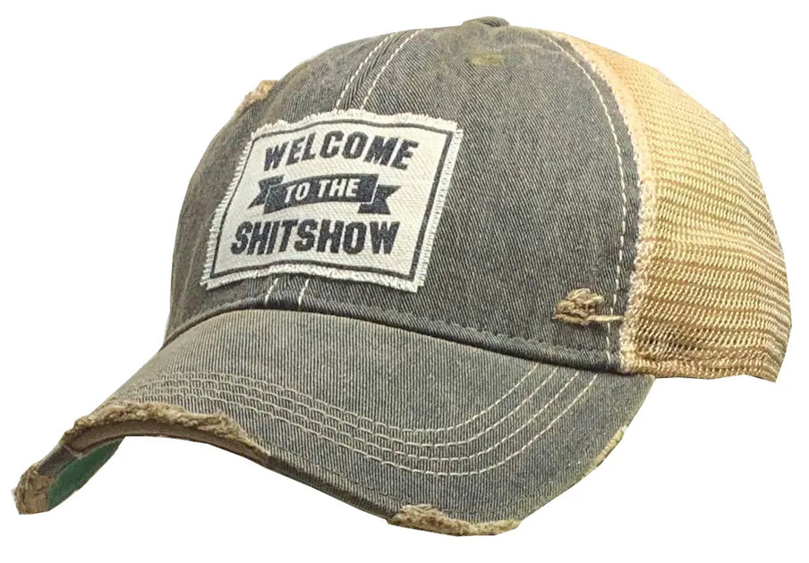 Welcome To The Shit Show Baseball Hat – 1 Happy Girl